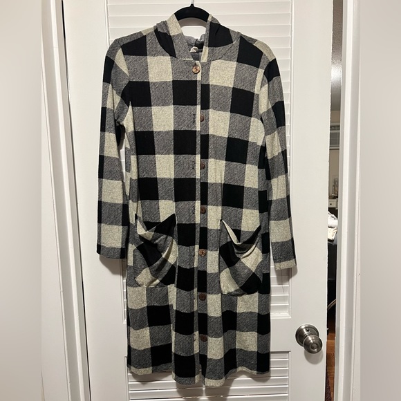Sweaters | Buffalo Plaid Duster | Poshmark